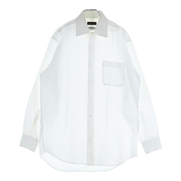 [商品番号]3226A220007[ブランド]NO BRAND（ノーブランド）[モデル]Ischia(イスキア) 胸ポケット ストライプ 長袖シャツ ホワイト[販売店舗]BRING オンラインショップ