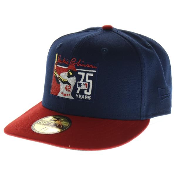 [商品番号]3226A230024[ブランド]NEW ERA（ニューエラ）[モデル]ジャッキーロビンソン Ailes 崎山翼 ロゴ刺繍 6パネルベースボールキャップ 帽子 ネイビー/レッド[販売店舗]BRING オンラインショップ