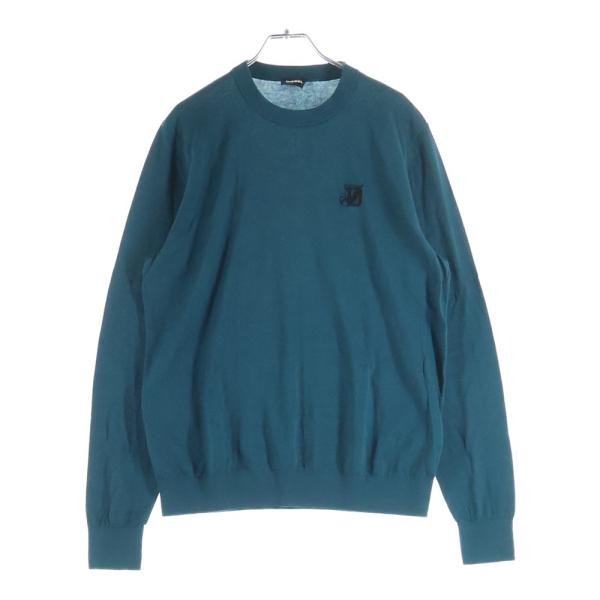 [商品番号]3226A250028[ブランド]DIESEL（ディーゼル）[モデル]フロントロゴ刺繍 長袖ニットTシャツ グリーン[販売店舗]BRING THRIFT CLOSET