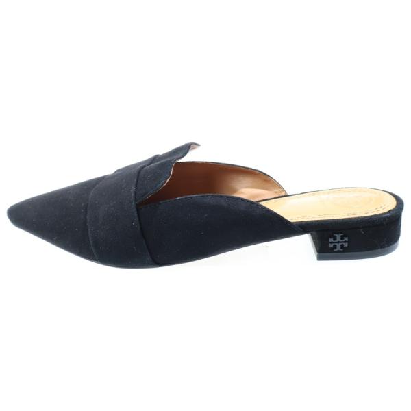 [商品番号]3226B030021[ブランド]TORY BURCH（トリー バーチ）[モデル]Pointed Toe Mules スエード ポインテッドトゥミュール パンプス ブラック レディース[販売店舗]BRING オンラインショップ