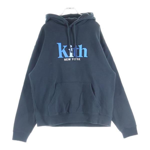[商品番号]3226B170012[ブランド]KITH（キス）[モデル]Logo Embroidery Hooded 立体ロゴ 刺繍 プルオーバーパーカー ブラック 23-070-060-0096-4-0[販売店舗]BRING THRIFT...