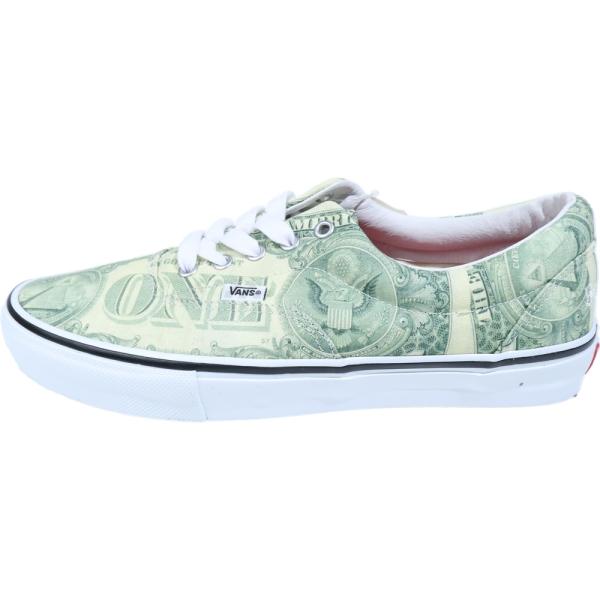 [商品番号]3226B220011[ブランド]SUPREME（シュプリーム）[モデル]23SS ×Vans Dollar Era ヴァンズ ダラー総柄 ローカットスニーカー グリーン US11/29cm VN0A5FC9GRN[販売店舗]B...