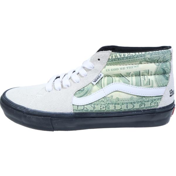[商品番号]3226B220014[ブランド]SUPREME（シュプリーム）[モデル]23SS ×Vans Dollar Skate Grosso Mid ヴァンズ ダラー総柄 ハイカットスニーカー グリーン US11/29cm VN0A5...