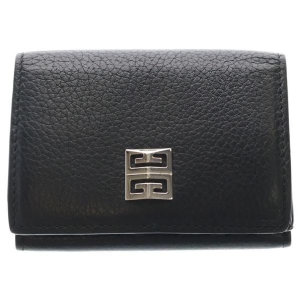 [商品番号]3226E050007[ブランド]GIVENCHY（ジバンシィ）[モデル]4G Compact Wallet In Grained Leather 4G レザー コンパクトウォレット 財布 ブラック[販売店舗]BRING THR...