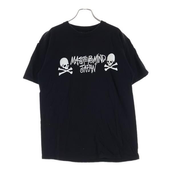 [商品番号]3226E060010[ブランド]STUSSY（ステューシー）[モデル]2013 × Mastermind Japan S/S Tee マスターマインドジャパン フロントプリント クルーネック 半袖Tシャツ カットソー ブラック...