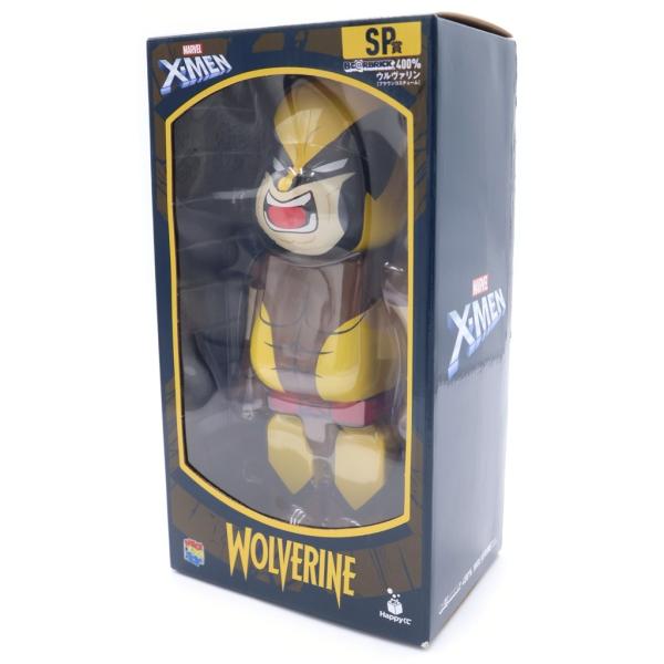 [商品番号]3226E080007[ブランド]MEDICOM TOY（メディコムトイ）[モデル]BE@RBRICK 400% MARVEL X-MEN WOLVERINE ベアブリック マーベル エックスメン ウルヴァリン フィギュア 人形...