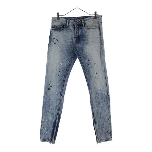 [商品番号]3325K140014[ブランド]MNML（ミニマル）[モデル]ペイント加工 スキニーデニムパンツ インディゴ[販売店舗]BRING オンラインショップ