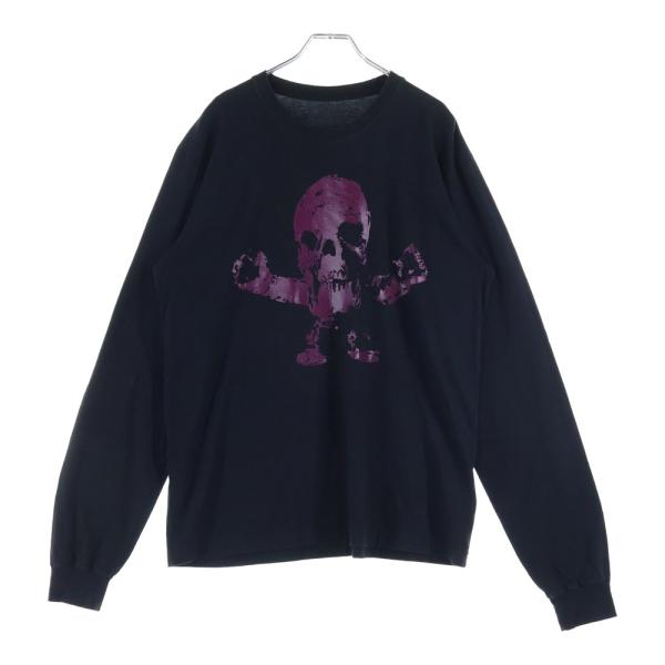 [商品番号]3326A100009[ブランド]CHROME HEARTS（クロムハーツ）[モデル]FOTI SCROLL LOGO L/S TEE フォティー スカルロゴプリント クルーネック ロングスリーブ 長袖Tシャツ カットソー ブラ...