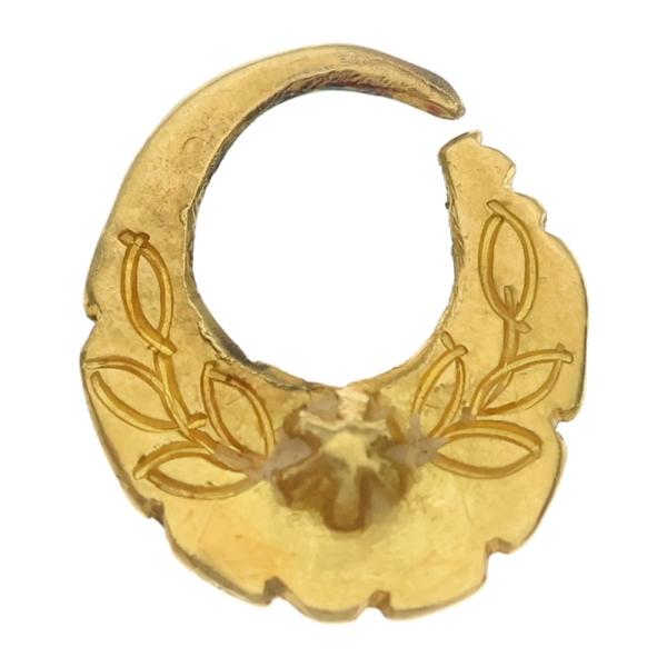 [商品番号]3326C060005[ブランド]THE BINGO BROTHERS（ザ ビンゴブラザーズ）[モデル]K24 全金ピアス 星×月桂樹 左耳 ゴールド スモールサイズ[販売店舗]OneStyle原宿店