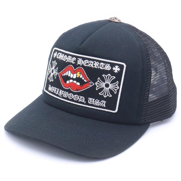 [商品番号]3326D250010[ブランド]CHROME HEARTS（クロムハーツ）[モデル]×MATTY BOY CHOMPER TRUCKER CAP マッティボーイ チョンパー ロゴ刺繍 メッシュ トラッカーキャップ 帽子 ブラッ...