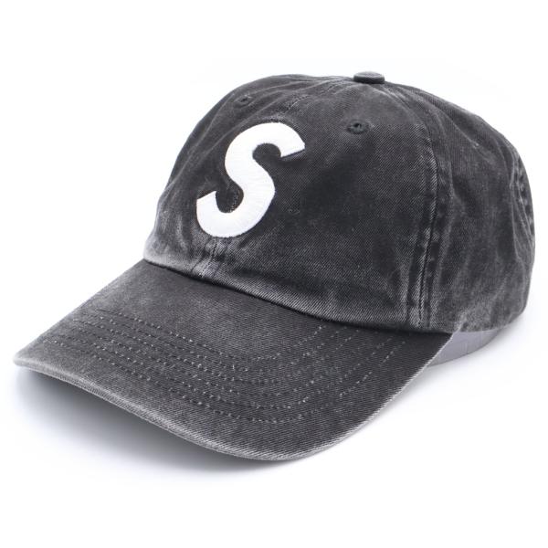 [商品番号]3326D300002[ブランド]SUPREME（シュプリーム）[モデル]25SS Pigment Coated S Logo 6-Panel ピグメント コーティング Sロゴ刺繍キャップ 帽子 ブラック[販売店舗]BRING仙台店