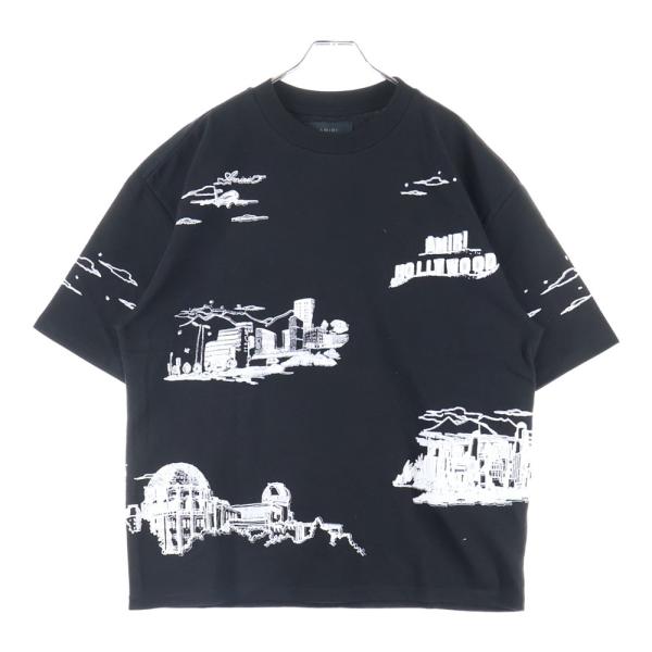 [商品番号]3525I250058[ブランド]AMIRI（アミリ）[モデル]ハリウッド 刺繍 半袖Tシャツ ブラック カットソー[販売店舗]BRING WASTE_NOT