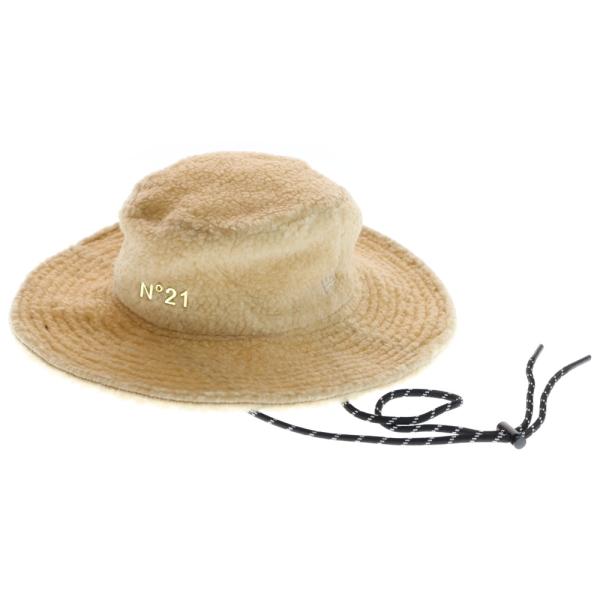 [商品番号]3525K180012[ブランド]N21 numero ventuno（ヌメロ ヴェントゥーノ）[モデル]×NEW ERA ボアフリース バケットハット ベージュ[販売店舗]BRING オンラインショップ