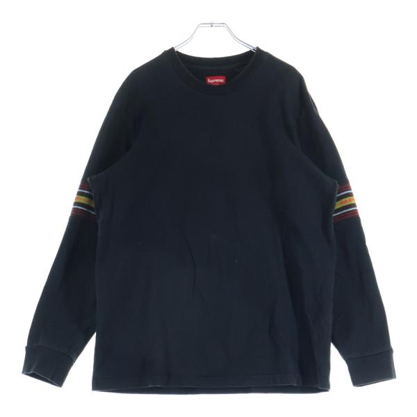 [商品番号]3526B040005[ブランド]SUPREME（シュプリーム）[モデル]18SS Knit Panel Stripe L/S ニットパネル ストライプ長袖カットソー ブラック[販売店舗]BRING オンラインショップ