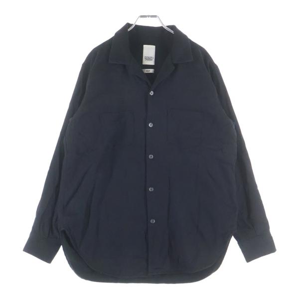[商品番号]3526B110001[ブランド]YSTRDY'S TMRRW（イエスタディズ トゥモロウ）[モデル]TWILL&amp;FLEECE LOITERING SHIRT 長袖シャツ YT-S0507 ブラック[販売店舗]BRING...