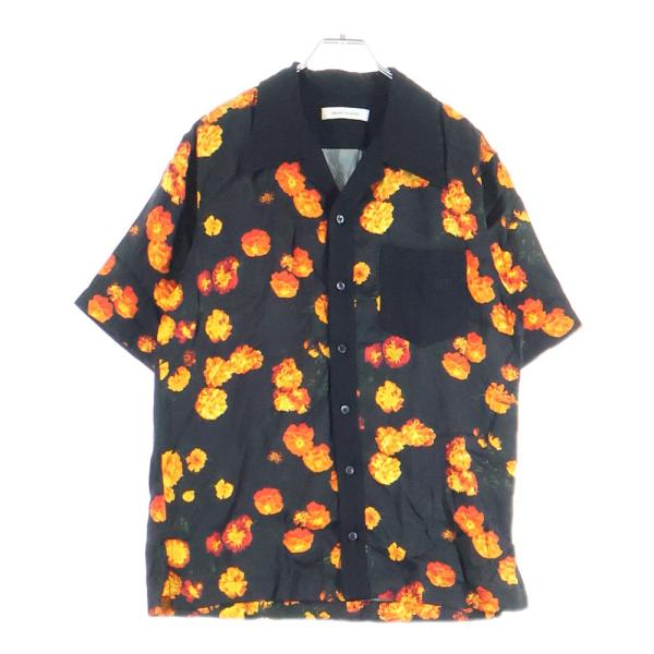 [商品番号]3526B200042[ブランド]Wales Bonner（ウェールズ ボナー）[モデル]24SS HIGHLIFE BOWLING SHIRT 総柄 ボウリングシャツ ブラック 52-05-42-05042[販売店舗]BRIN...