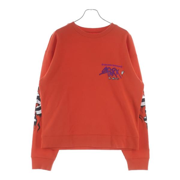 [商品番号]3526E070015[ブランド]CHROME HEARTS（クロムハーツ）[モデル]×MATTY BOY PPO SPARK THE HEART SWTSHRT マッティボーイ スパークザハート プリントスウェット オレンジ[...