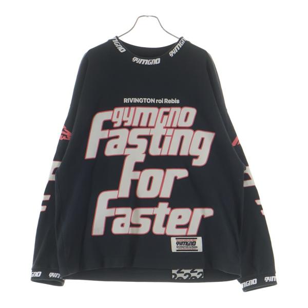 [商品番号]3526E100002[ブランド]RRR123 RIVINGTON roi Rebis（リヴィントンロイレビス）[モデル]FASTING FOR FASTER LS TEE 両面プリント 長袖Tシャツカットソー ブラック[販売店...