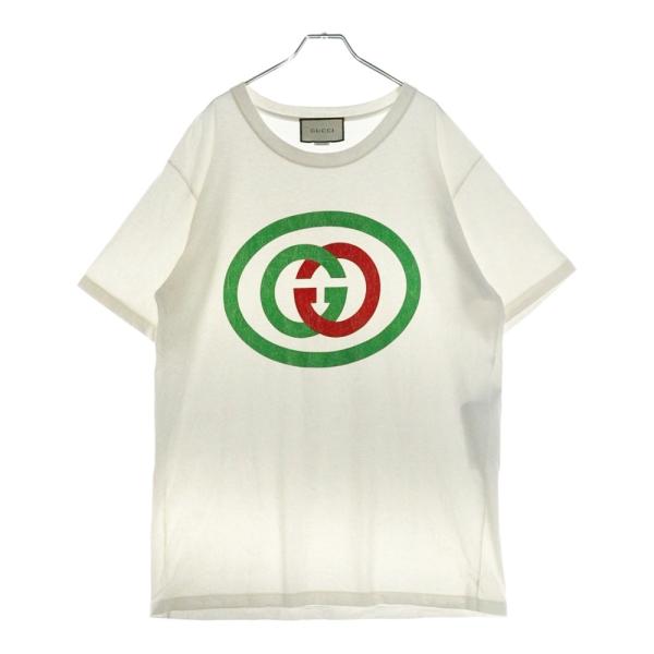 [商品番号]3625H020010[ブランド]GUCCI（グッチ）[モデル]20SS Oversize Tee With Interlocking G 565806 XJBAU インターロッキングGオーバーサイズ半袖Tシャツ ホワイト[販売...