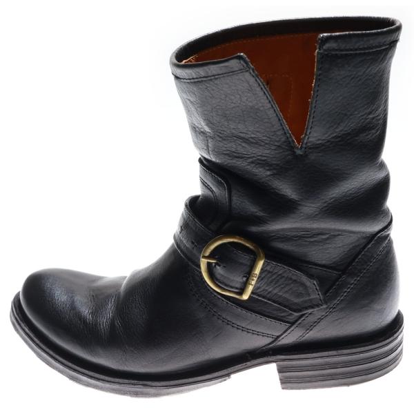 [商品番号]3625K170095[ブランド]NO BRAND（ノーブランド）[モデル]FIORENTINI+BAKER サイドジップ レザー ブーツ レディース ブラック[販売店舗]BRING オンラインショップ