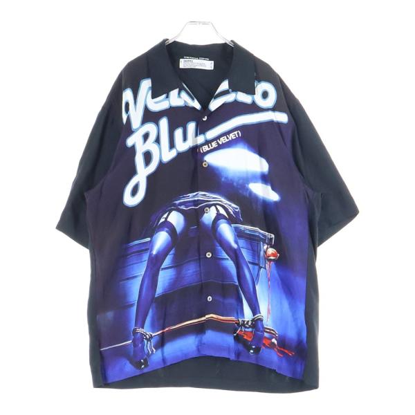 [商品番号]3625L280015[ブランド]DAIRIKU（ダイリク）[モデル]25SS Blue Velvet Open Collar Shirt ブルーベルベットオープンカラー半袖シャツ25SS BV-2 ブルー/ブラック[販売店舗]...