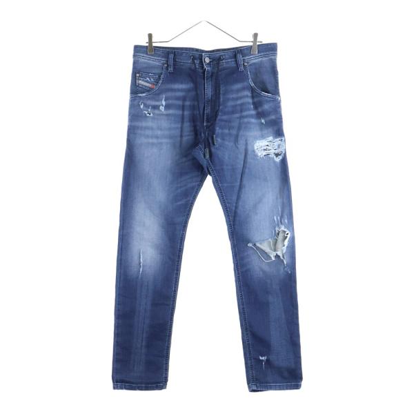 [商品番号]3626A110014[ブランド]DIESEL（ディーゼル）[モデル]JOGG JEANS ジョグジーンズ ダメージ加工 デニム インディゴ KROOLEY CB-NE[販売店舗]BRING オンラインショップ