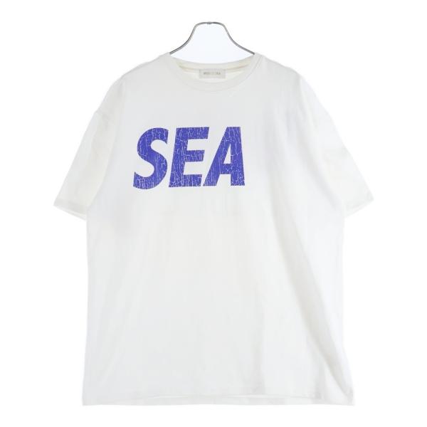 [商品番号]3626A160017[ブランド]WIND AND SEA（ウィンダンシー）[モデル]CRACK P DYE TEE WDS-O-SEA-23-Q4-CS-01 クラックプリント 半袖Tシャツ カットソー ホワイト[販売店舗]B...