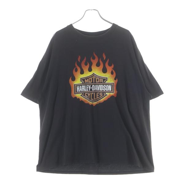 [商品番号]3626D300017[ブランド]HARLEY DAVIDSON（ハーレーダビッドソン）[モデル]00S FLAME LOGO TEE フレイム ロゴ Tシャツ ブラック[販売店舗]BRING梅田茶屋町店