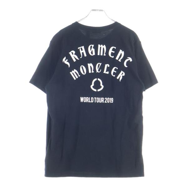[商品番号]3725L120006[ブランド]MONCLER（モンクレール）[モデル]×FRAGMENT 19SS ワッペン バックプリント 半袖Tシャツカットソー E109U8000250 8391Q ブラック[販売店舗]BRING オン...