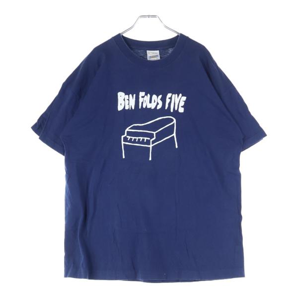 [商品番号]3725L120029[ブランド]VINTAGE（ヴィンテージ）[モデル]90s BEN FOLDS FIVE TEE ベン フォールズ ファイブ フロント プリント クルーネック 半袖Tシャツ カットソー ブルー[販売店舗]B...
