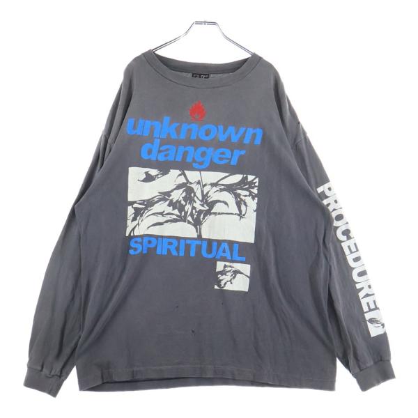 [商品番号]3726A140004[ブランド]SAINT MICHAEL（セントマイケル）[モデル]23SS LS TEE/UNKNOWN SM-S23-0000-027 ダメージ加工ロングスリーブ長袖Tシャツ グレー[販売店舗]BRING...