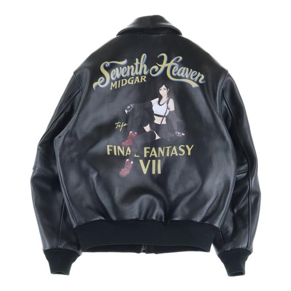 [商品番号]3726A200004[ブランド]AVIREX（アヴィレックス）[モデル]26SS×FINAL FANTASY VII A-2 FLIGHT JACKET ファイナルファンタジー レザーフライトジャケット DSA-01-0118...