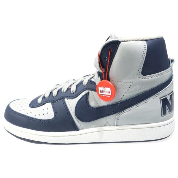 [商品番号]3726A310012[ブランド]NIKE（ナイキ）[モデル]TERMINATOR HIGH FB1832-001 ターミネーター ハイカットスニーカー グレー/ネイビー US9.5/27.5cm[販売店舗]BRING KICKS