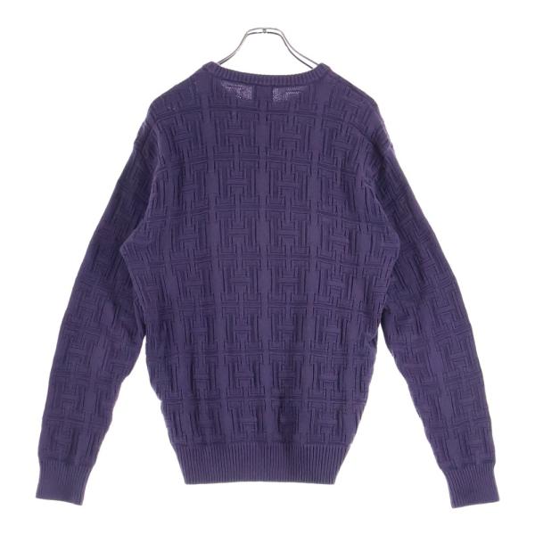 [商品番号]3726B150008[ブランド]HUF（ハフ）[モデル]Interlaced Jacquard Overdyed Crew ニット クルーネック コットン パープル[販売店舗]BRING オンラインショップ