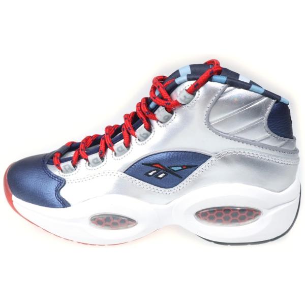 [商品番号]3726B240004[ブランド]Reebok（リーボック）[モデル]×Harden ×Iverson QUESTION MID FZ1366 ハーデン アイバーソン ハイカットスニーカー US8/26.0cm シルバー[販売店...