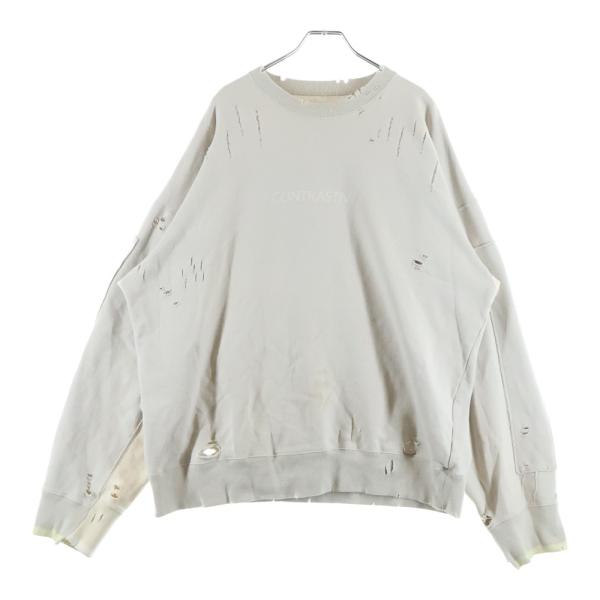 [商品番号]3726B270016[ブランド]Stein（シュタイン）[モデル]OVERSIZED REBUILD SWEAT クルーネック スウェット トレーナー ST441 クリーム[販売店舗]BRING オンラインショップ