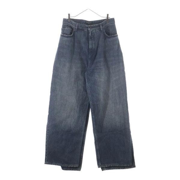 [商品番号]3726B280005[ブランド]BALENCIAGA（バレンシアガ）[モデル]23AW DOUBLE FRONT WIDE LEG JEANS ダブルフロント ワイドレッグジーンズ デニムパンツ 767979 TNW65 イン...