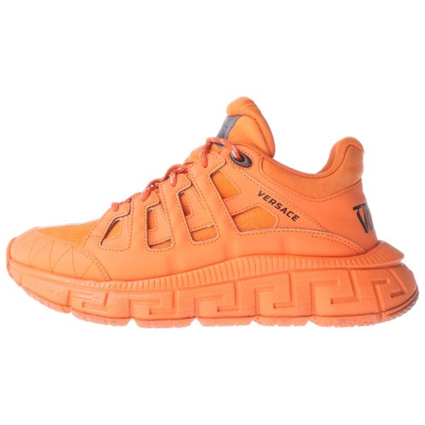 [商品番号]3726C060022[ブランド]VERSACE（ヴェルサーチ）[モデル]TRIGRECA SNEAKER トライグレカ ボリュームソールローカットスニーカー オレンジ[販売店舗]BRING オンラインショップ