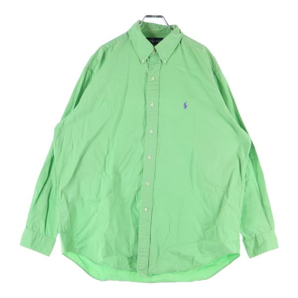 [商品番号]3825L230002[ブランド]POLO RALPH LAUREN（ポロラルフローレン）[モデル]90s BLAKE ボタンダウンシャツ ライトグリーン[販売店舗]BRING福岡天神店