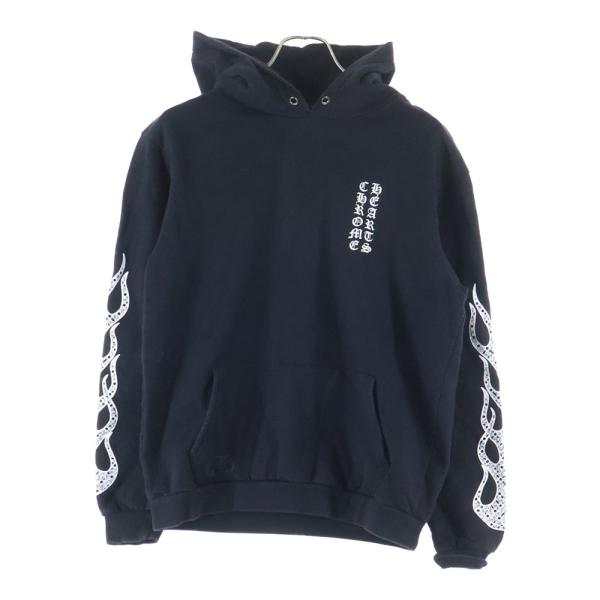 [商品番号]3826A080027[ブランド]CHROME HEARTS（クロムハーツ）[モデル]SWTSHRT PLVR ファイヤーパターン プルオーバースウェットパーカー フーディ ブラック[販売店舗]BRING福岡天神店