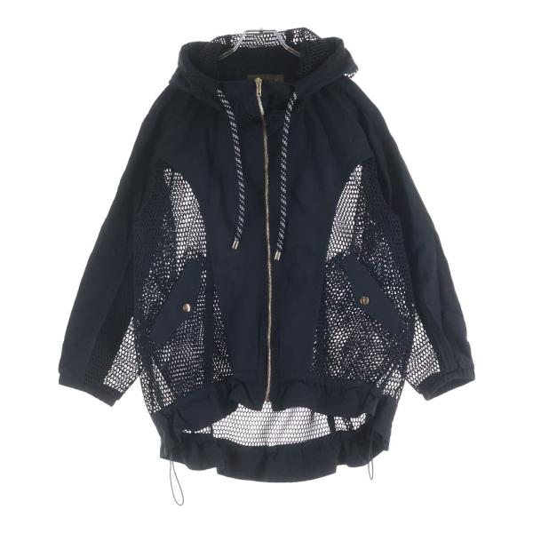 [商品番号]3826A160317[ブランド]NO BRAND（ノーブランド）[モデル]RISLEY リズレイ メッシュマウンテンパーカー ブラック[販売店舗]BRING福岡天神店