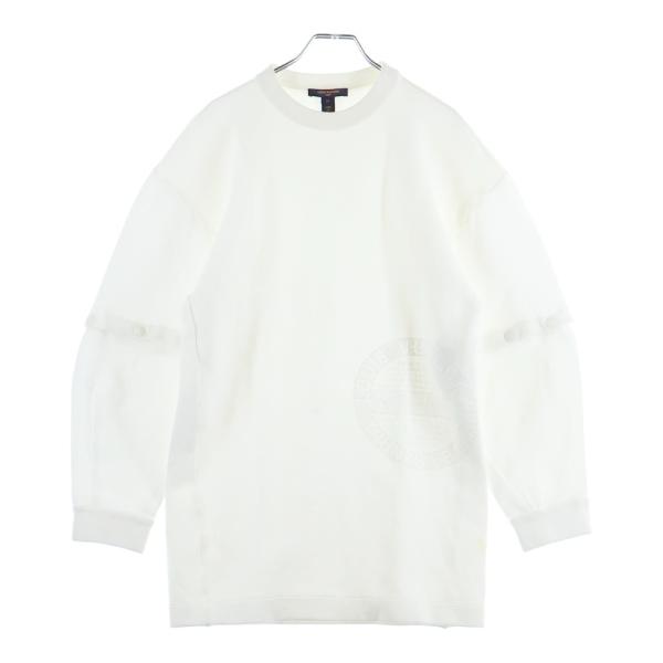 [商品番号]3826A220014[ブランド]LOUIS VUITTON（ルイヴィトン）[モデル]19AW サークルロゴプリント スウェットワンピース RW192W FED FHDR39 ホワイト レディース[販売店舗]BRING福岡天神店