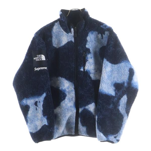 [商品番号]3826B140002[ブランド]SUPREME（シュプリーム）[モデル]21AW Bleached Fleece Jacket シュプリーム ノースフェイス NA52100I フリースジャケット 総柄 ネイビー[販売店舗]BR...