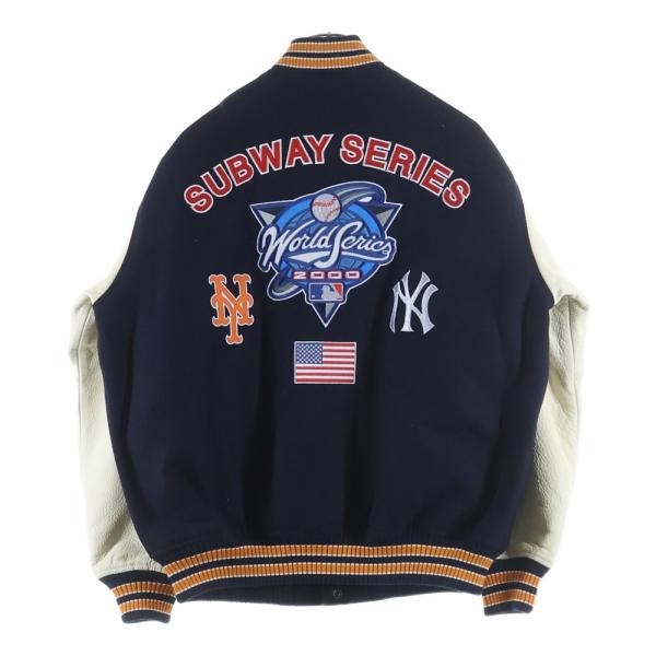 [商品番号]3826B160009[ブランド]AVIREX（アヴィレックス）[モデル]×MLB STADIUM JACKET SUBWAY SERIES スタジアム ジャケット サブウェイシリーズ スタジャン ブラック 783-325205...