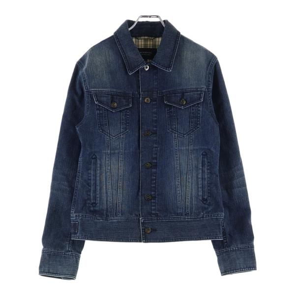 [商品番号]3826D170014[ブランド]BURBERRY BLACK LABEL（バーバリー ブラックレーベル）[モデル]裏地ノヴァチェックデニムジャケット BMP18-217-28 インディゴ[販売店舗]BRING オンラインショップ