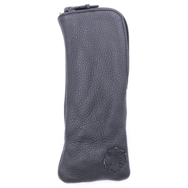 [商品番号]3826D210022[ブランド]CHROME HEARTS（クロムハーツ）[モデル]CASE ダガージップ レザーアイウェアケース 眼鏡ケース ブラック[販売店舗]BRING福岡天神店