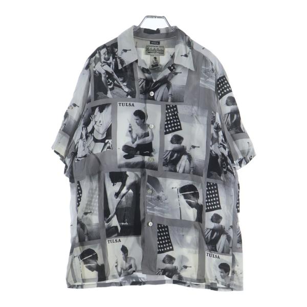 [商品番号]3826E080024[ブランド]WACKO MARIA（ワコマリア）[モデル]×STIE-LO LARRY CLARK TULSA TYPE-2 スティーローラリークラーク タルサ ハワイアンシャツ ホワイト[販売店舗]BRI...