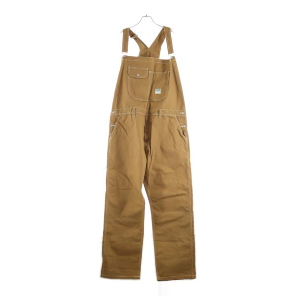 [商品番号]3826H190003[ブランド]児島ジーンズ（コジマジーンズ）[モデル]ロゴパッチ キャンバス オーバーオール ブラウン[販売店舗]BRING オンラインショップ
