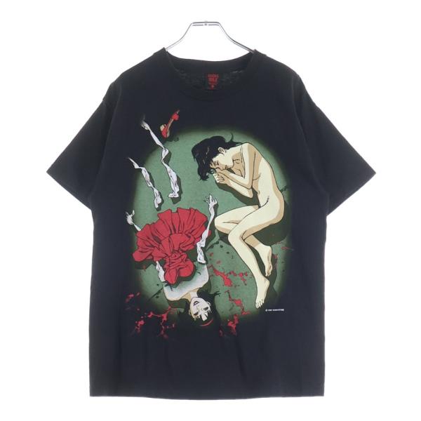 [商品番号]3926B140005[ブランド]GEEKSRULE（ギークスルール）[モデル]PERFECT BLUE SILKSCREEN PRINTING T SHIRT パーフェクトブルー 両面プリント 半袖Tシャツ ブラック[販売店舗...