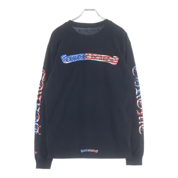[商品番号]3926B210012[ブランド]CHROME HEARTS（クロムハーツ）[モデル]×MATTY BOY America L/S Tee マッティ ボーイ アメリカンフラッグ バックロゴプリント 長袖Tシャツ ブラック[販売店...